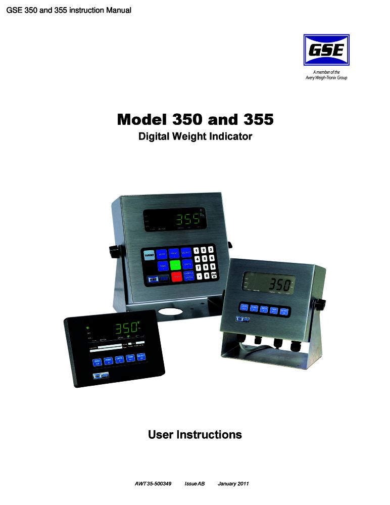 GSE 350 and 355 instruction manual PDF - The Checkout Tech - Store