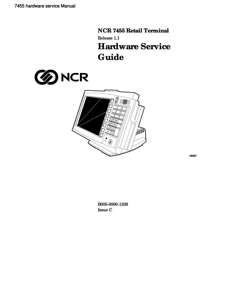 NCR 7455 hardware service manual PDF - The Checkout Tech - Store