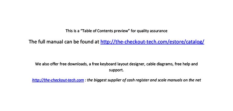 Sharp ER-2386 and ER-2396 parts manual PDF - The Checkout Tech - Store