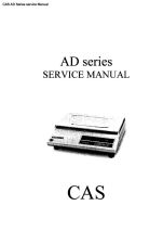 CAS AD Series service manual PDF - The Checkout Tech - Store