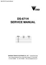 Digi DS-671H service manual PDF - The Checkout Tech - Store