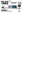 AEP TA4 operating manual PDF - The Checkout Tech - Store